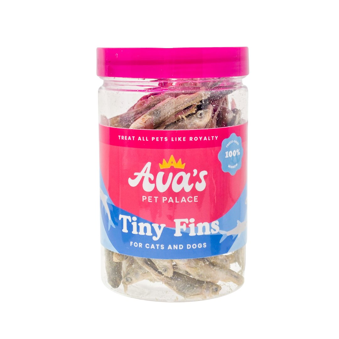 Freeze Dried Minnows - Tiny Fins – Ava's Pet Palace