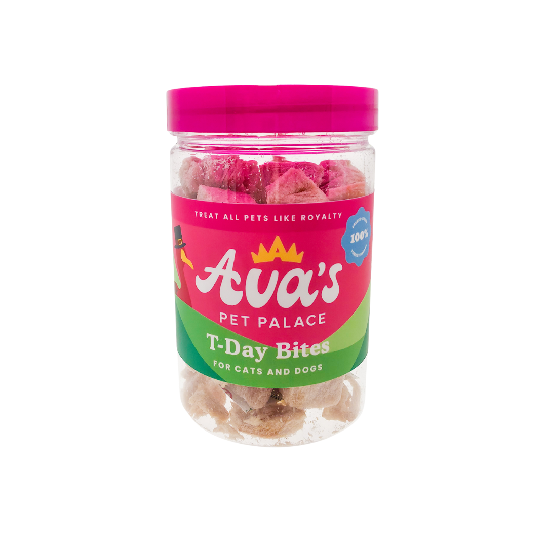 Freeze Dried T-Day Bites - Turkey Breast – Ava's Pet Palace
